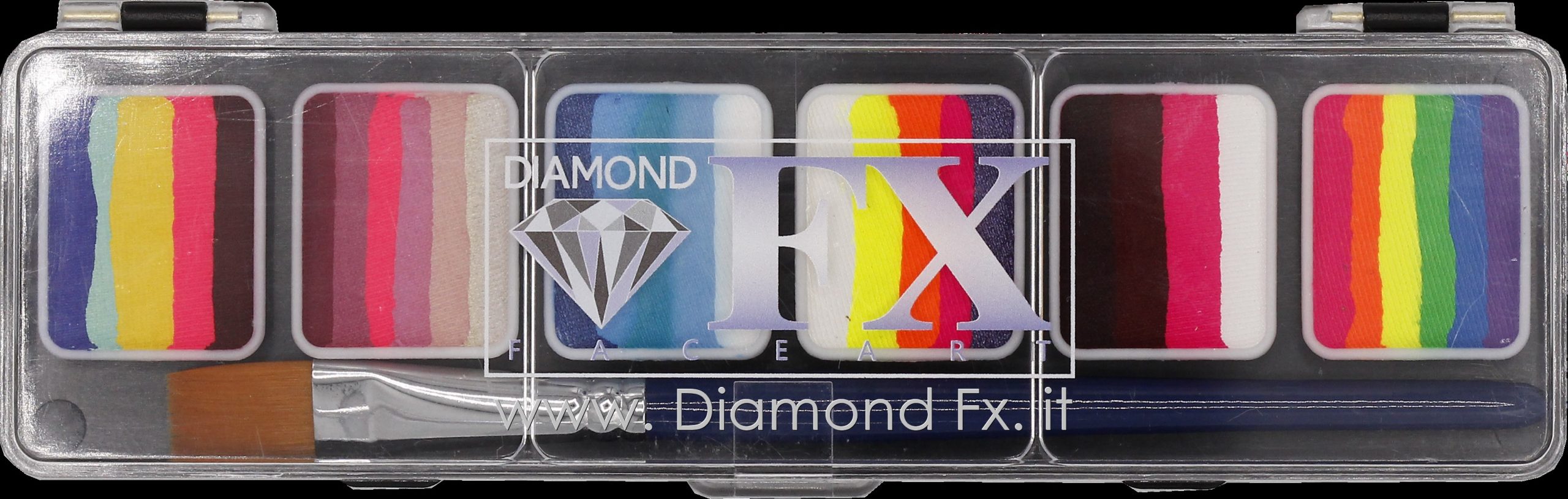 SP6-N - Tavolozza Splitcake GLOW - Diamond-Fx